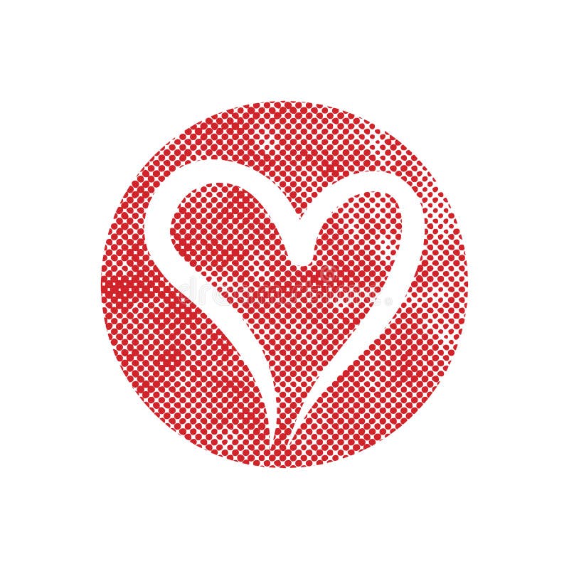 Heart vector icon. stock vector. Illustration of retro - 42237657