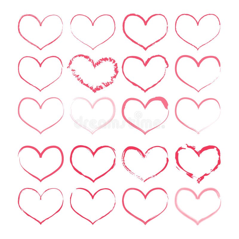 Heart Vector Icon Set for Graphic Design Stock Vector - Illustration of ... Heart Vector Icon Set for Graphic Design Stock Vector - Illustration of ...