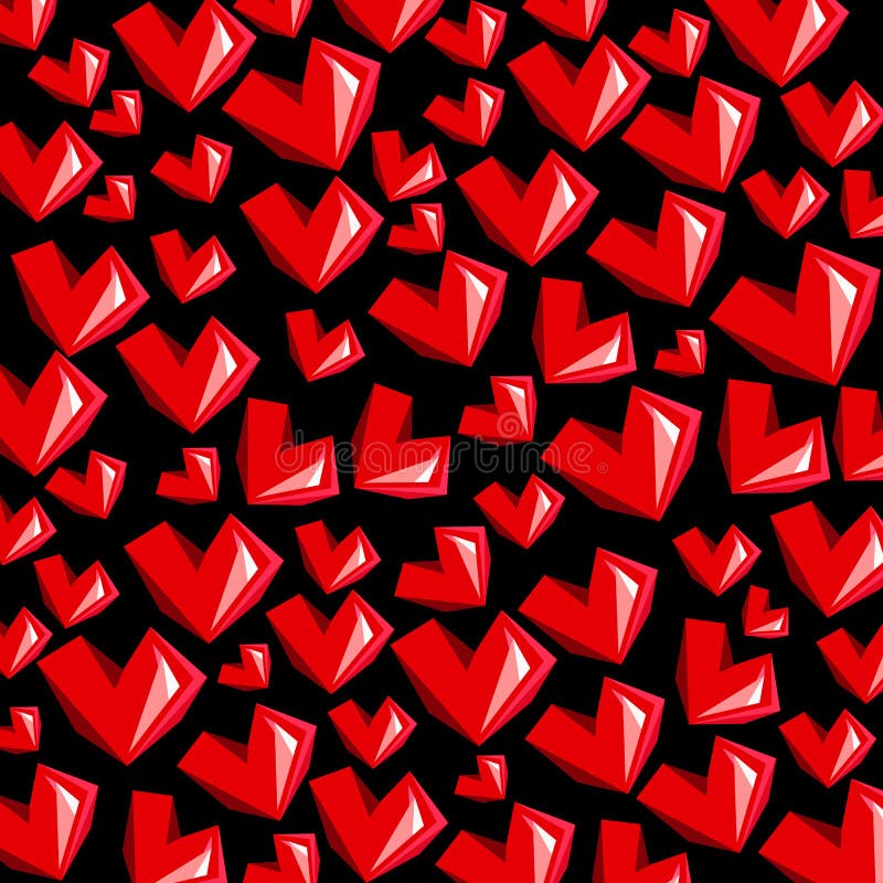 Heart Vector Red Symbol Element Love Stock Vector - Illustration of ...