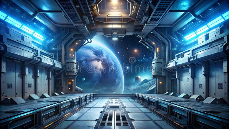 The Heart of the Void: the Docking Bay of a Spaceport in Deep Space AI ...