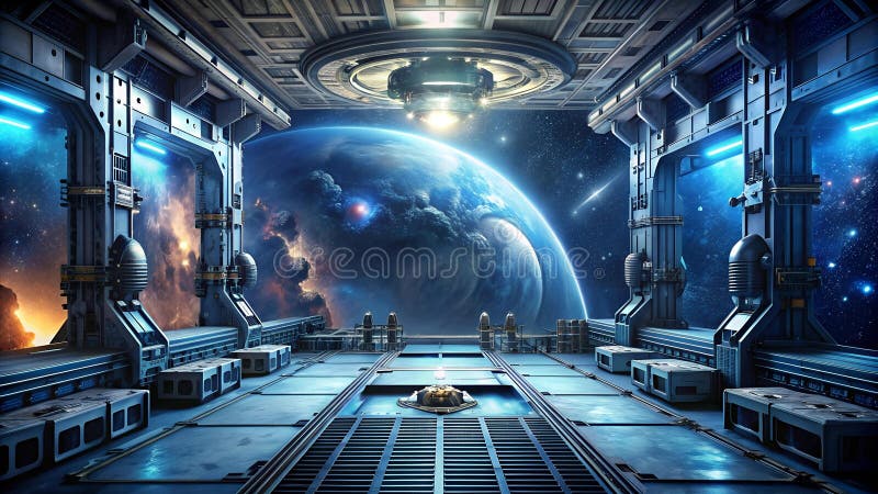 The Heart of the Void: the Docking Bay of a Spaceport in Deep Space ...