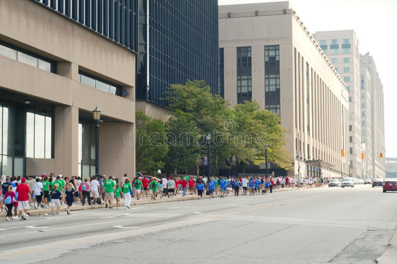 Heart Walk Cleveland editorial image. Image of building - 20945490