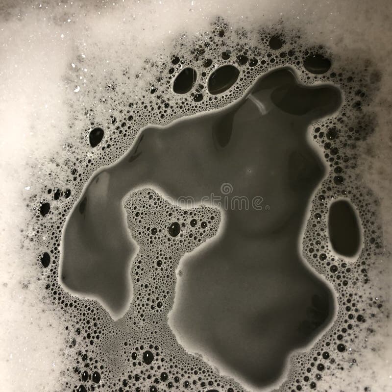 Soapy Water Creates Texture Stock Image - Image of soapy, water: 127538307