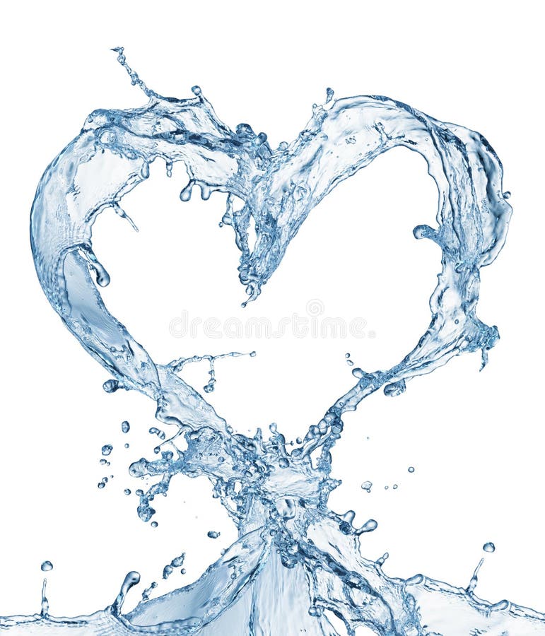 Water Heart stock photo. Image of water, love, conceptual - 7834488
