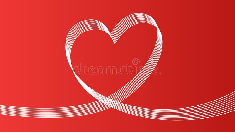 Heart Wave Vector Icon Background Stock Vector - Illustration of ...