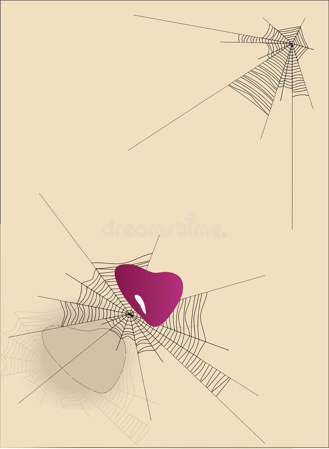 Heart In A Web Picture. Image: 8075562