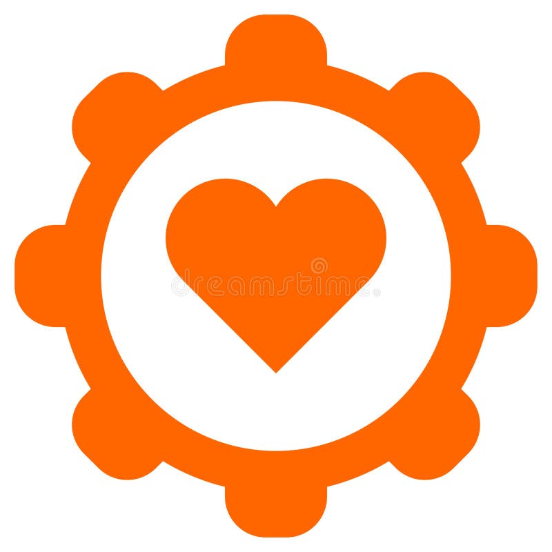 Heart and wheel stock vector. Illustration of love, mechanism - 245779610