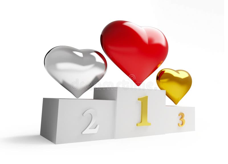 Heart winner stock illustration. Illustration of reward - 11446524