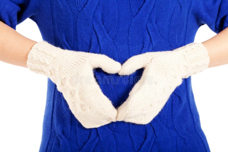 Heart of the winter stock image. Image of ideas, hand - 21992641