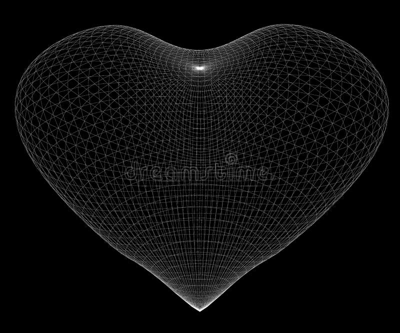 Heart wire frame stock illustration. Illustration of hearts - 69337698