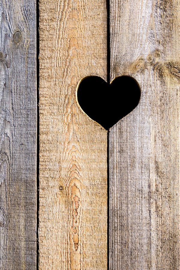 Heart in a wooden board stock photo. Image of board, plank - 92678668
