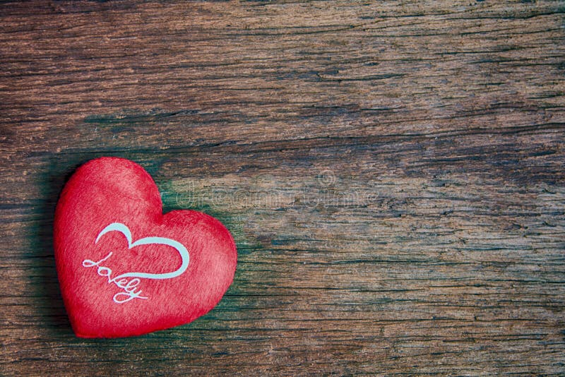 Heart on wooden table stock photo. Image of table, wooden - 84730412