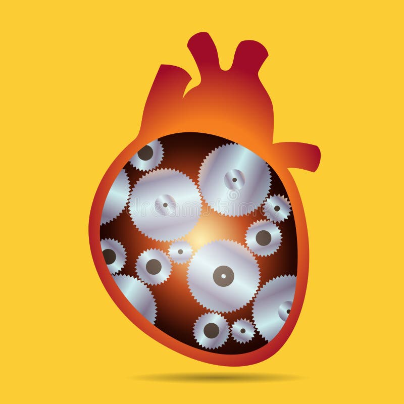 Heart Works stock vector. Illustration of human, heart - 31018387