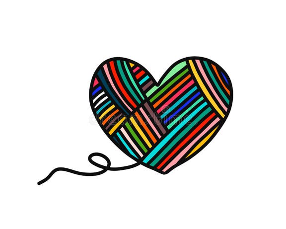 Yarn Wool Heart Stock Illustrations – 3,739 Yarn Wool Heart Stock ...