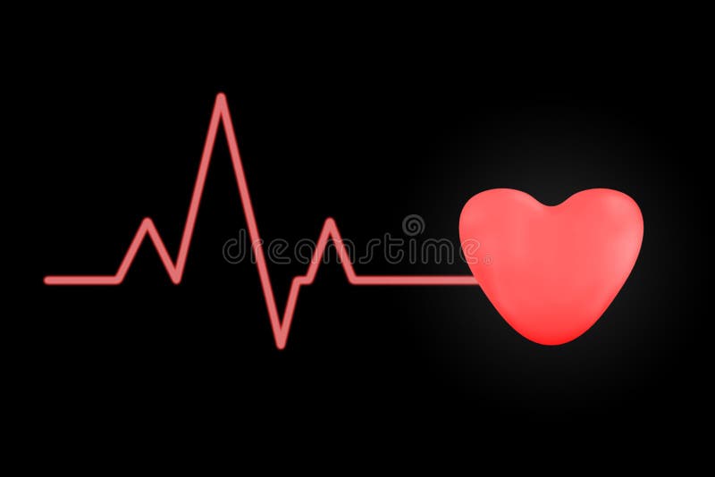 Heartbeat stock illustration. Illustration of cardiogram - 29227448