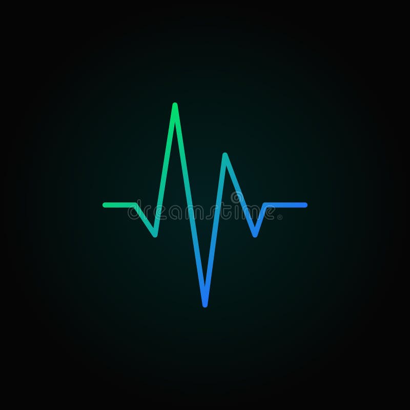 Heartbeat Blue Vector Concept Line Icon or Design Element Stock Vector ... Heartbeat Blue Vector Concept Line Icon or Design Element Stock Vector ...