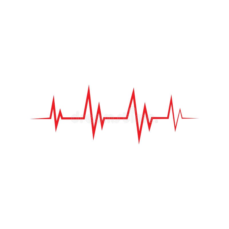 Heartbeat Cardiogram Icon Vector Illustration Stock Vector