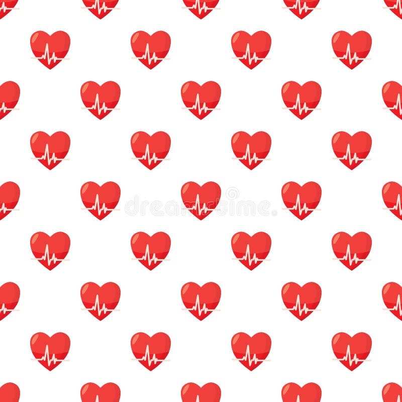 Heartbeat pattern stock vector. Illustration of healthcare - 120190744
