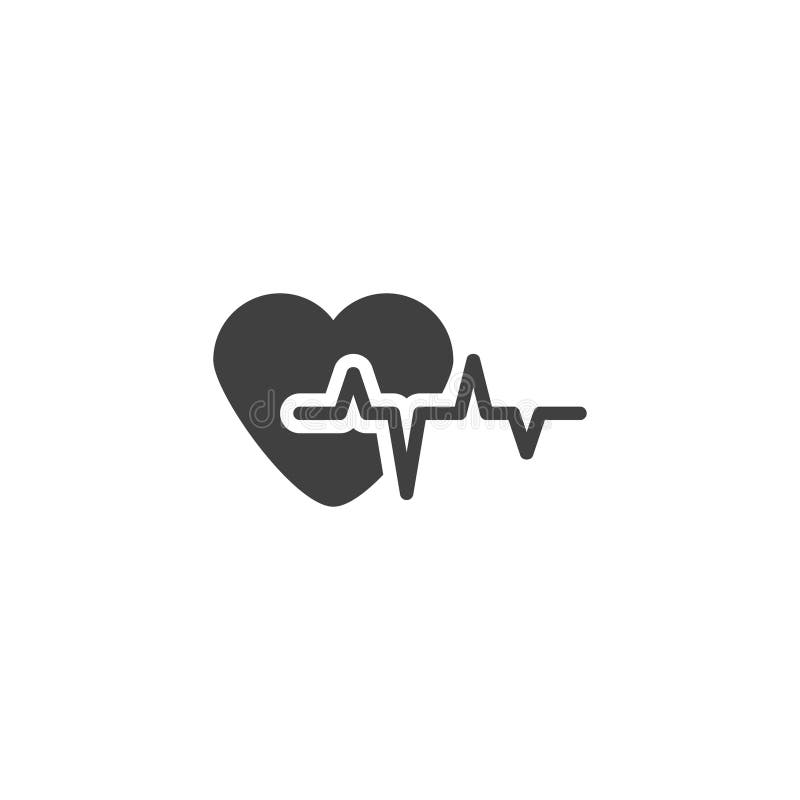 Heartbeat Rate Vector Icon Stock Vector Illustration Of Pulse 275447817