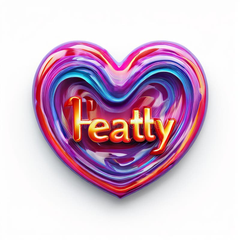 Heartbeat Shaped Badge with a Pulse Wave Pattern and the Wor he Stock ...