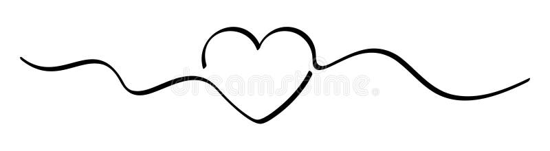 Heartbeat Wave Line Drawing Stock Vector - Illustration of heart ...