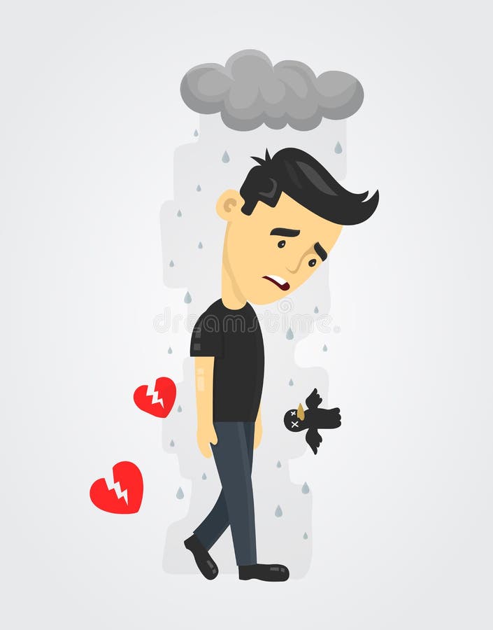 Heartbroken Guy Stock Illustrations 77 Heartbroken Guy Stock