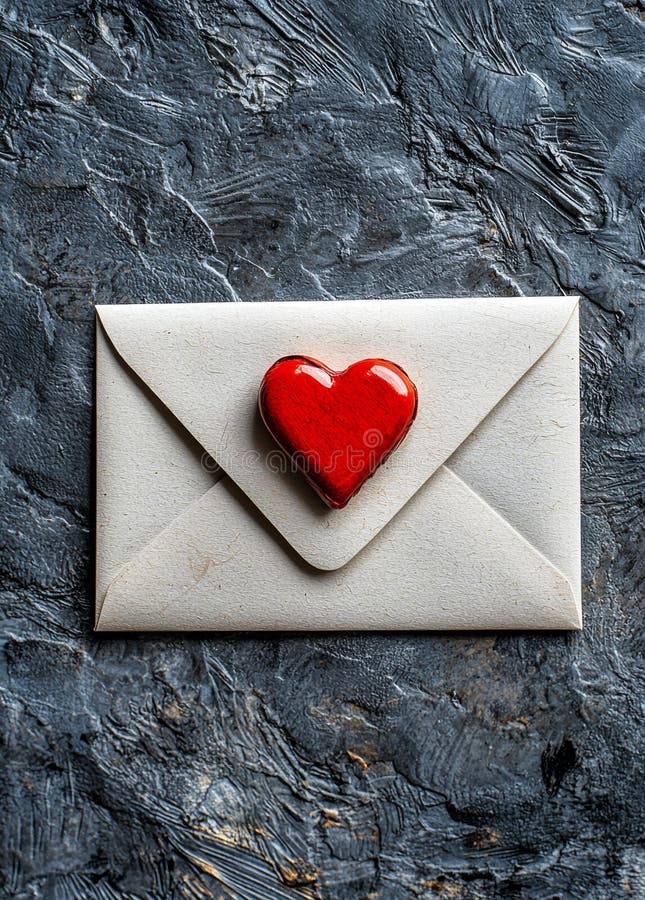 A Heartfelt Message in an Envelope, Directed To Someone Dear, Filled ...