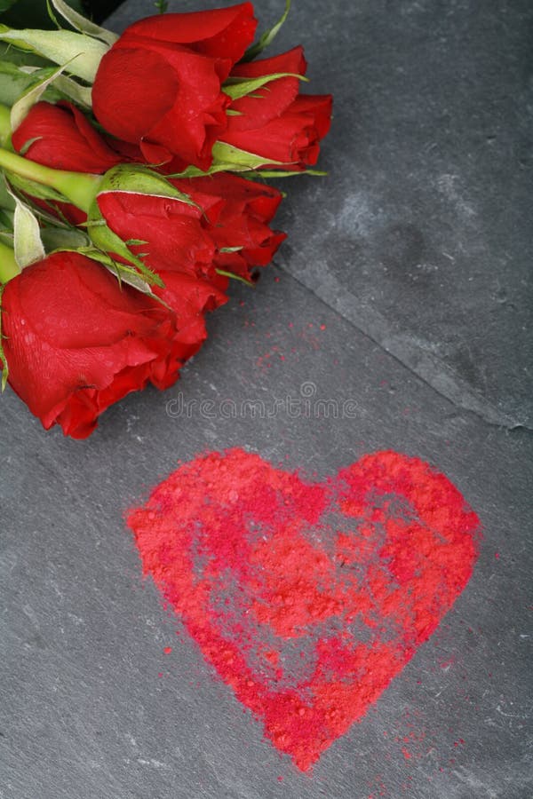 Heartrose stock photo. Image of romantic, pair, beautiful - 412666