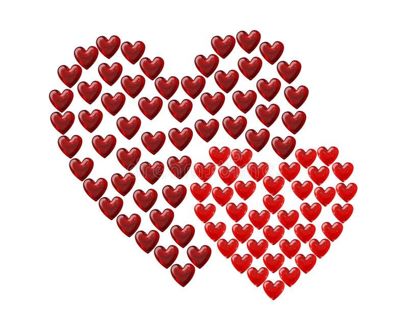 Hearts stock photo. Image of dimensional, roundish, shape - 11969118