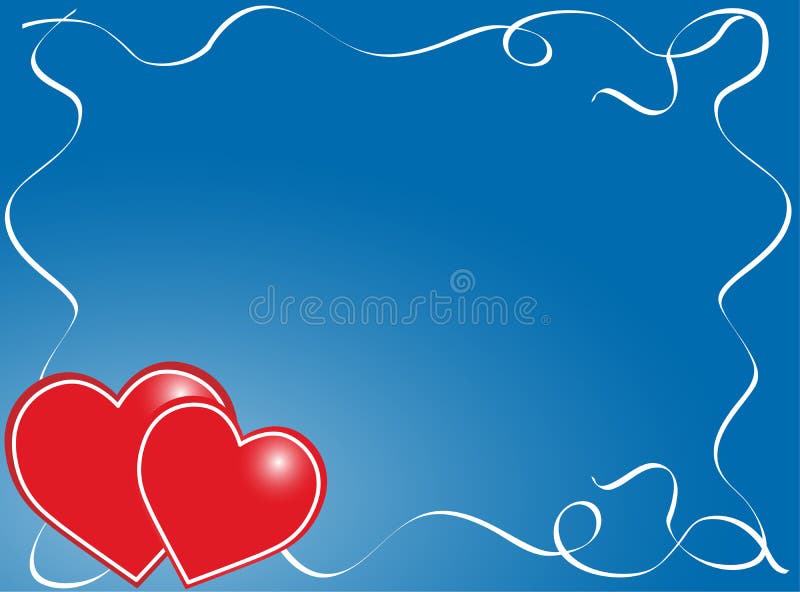 Linked Hearts stock illustration. Illustration of heart - 1711538