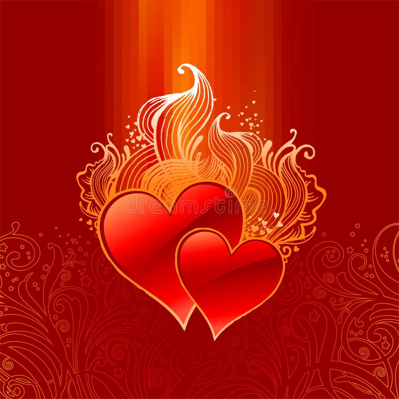 1+ Flaming hearts floral pattern Free Stock Photos - StockFreeImages