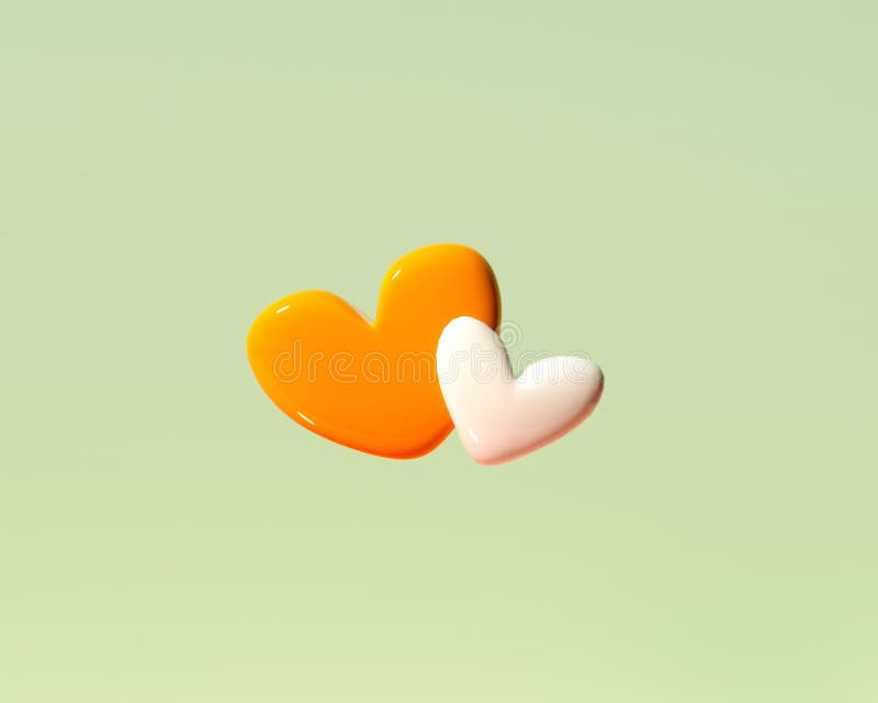 Hearts - Appreciation and Love Theme - 3D Stock Illustration ...