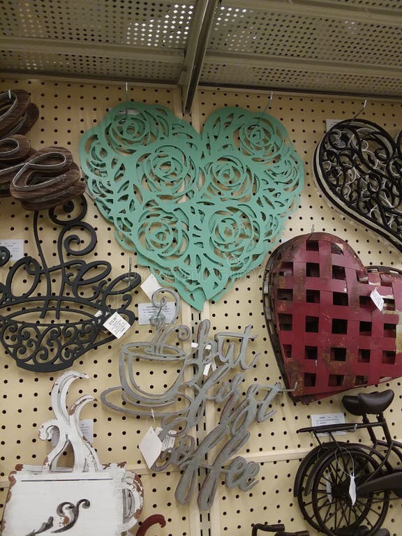 Hearts editorial photo. Image of hearts, store, blue - 132062836