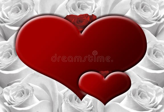 Two Hearts Roses Stock Illustrations – 1,218 Two Hearts Roses Stock ...