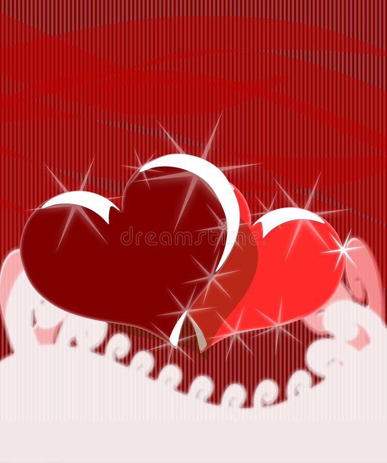 Overlapping Hearts Stock Illustrations – 2,249 Overlapping Hearts Stock ...