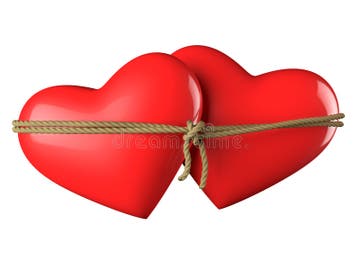 Two Hearts Connected Stock Illustrations – 1,252 Two Hearts Connected ...