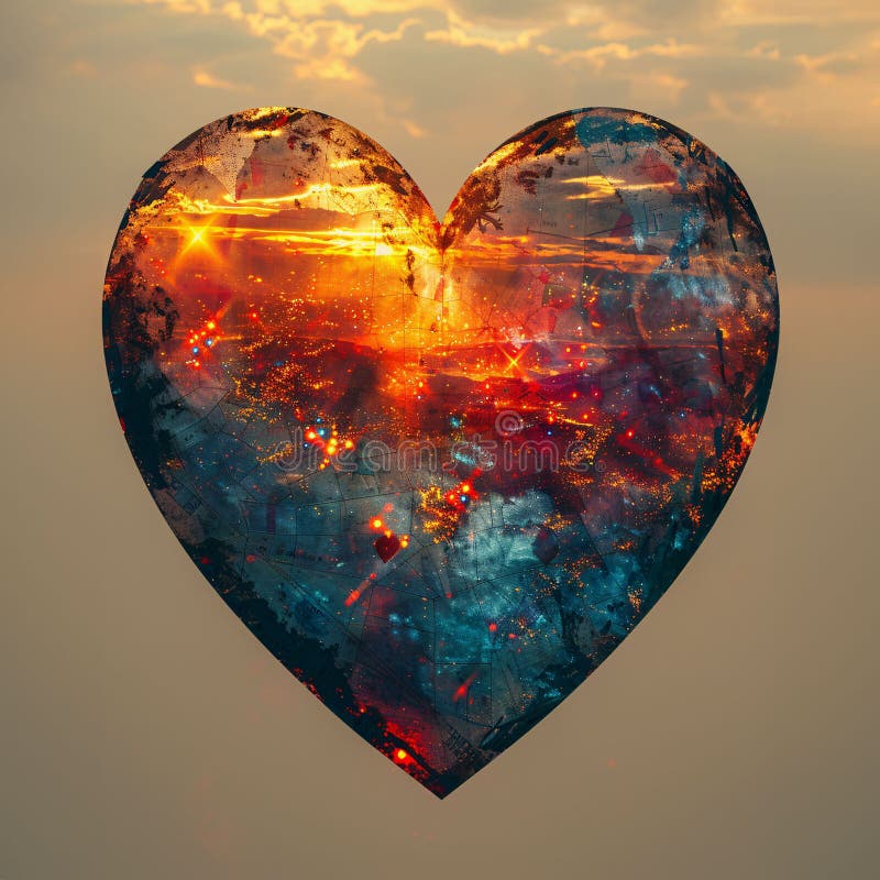 Hearts and Charts: the Map of Emotion - a Heart Shaped Object with a ...