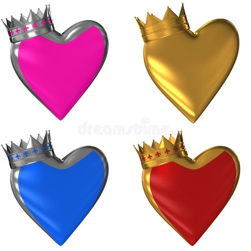 Colorful heart stock illustration. Illustration of pair - 25340944