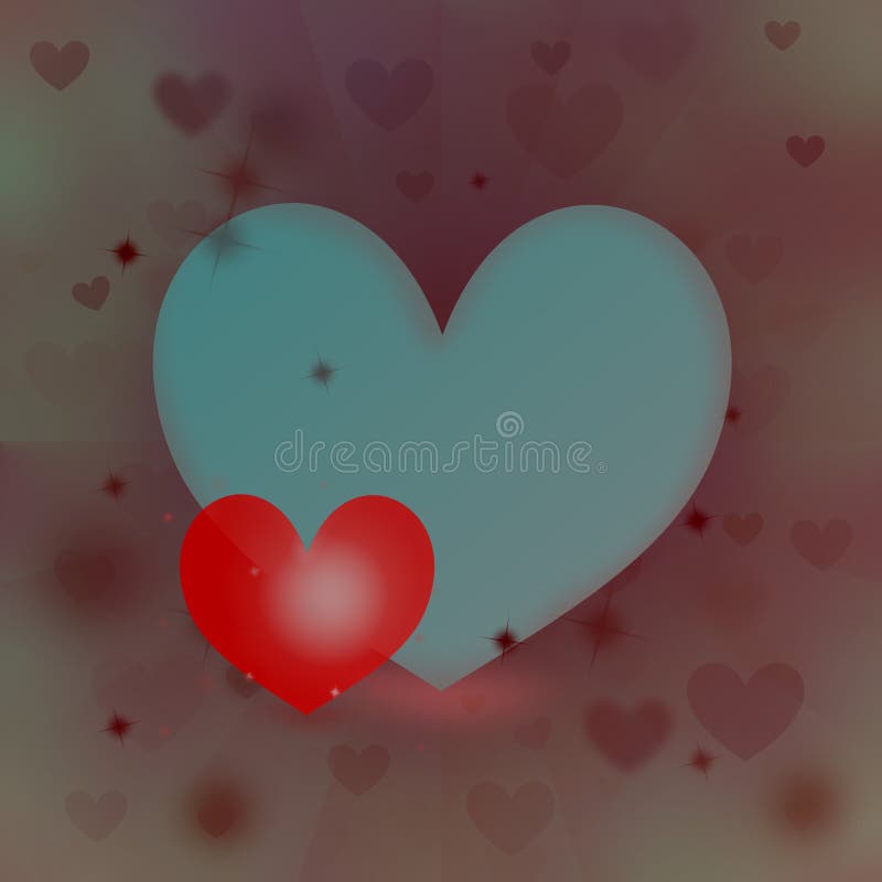 Hearts Design Background stock illustration. Illustration of hearts ...