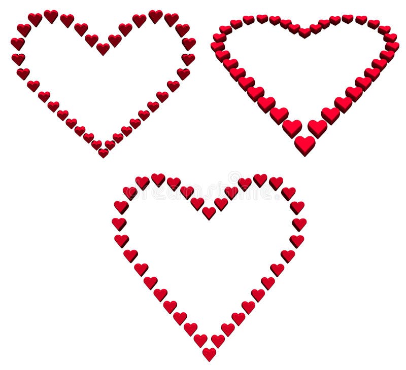 Three Little Hearts Stock Illustrations – 176 Three Little Hearts Stock ...