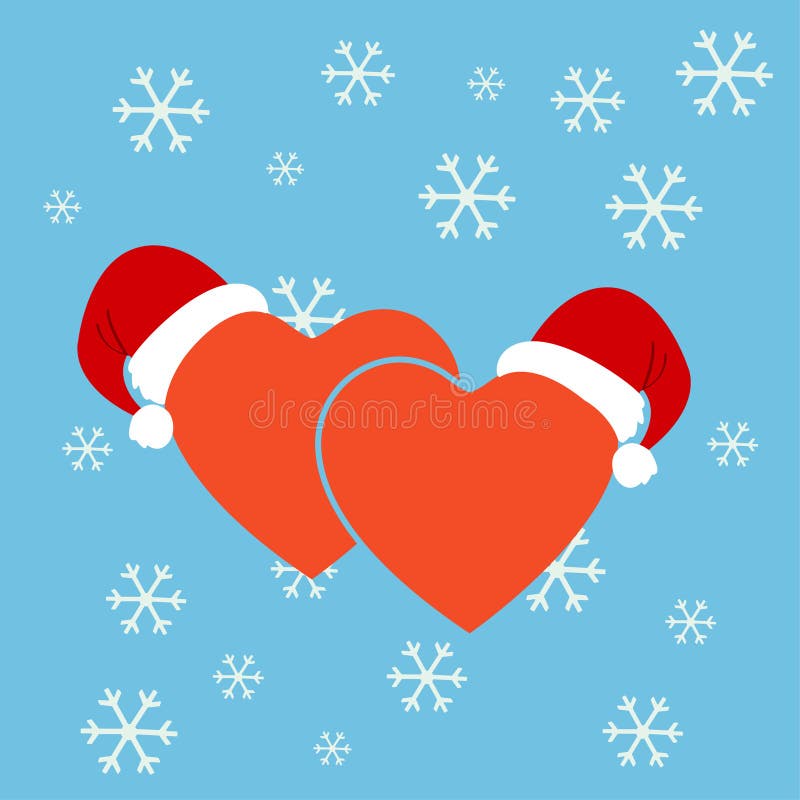 Hearts Icon, Love, Christmas Concept, Vector Illustration Stock ...