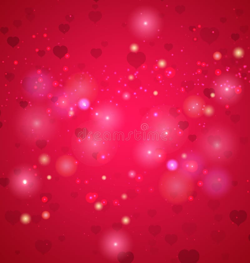 Hearts with Light Red Background Vector Design Stock Vector ...