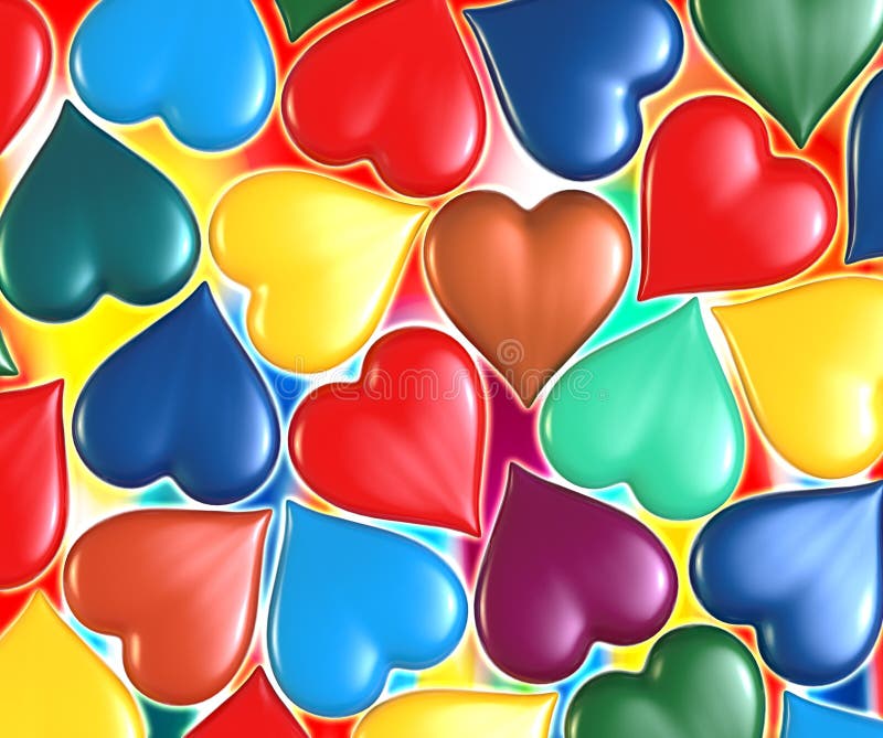 Hearts stock illustration. Illustration of engagement - 34733747