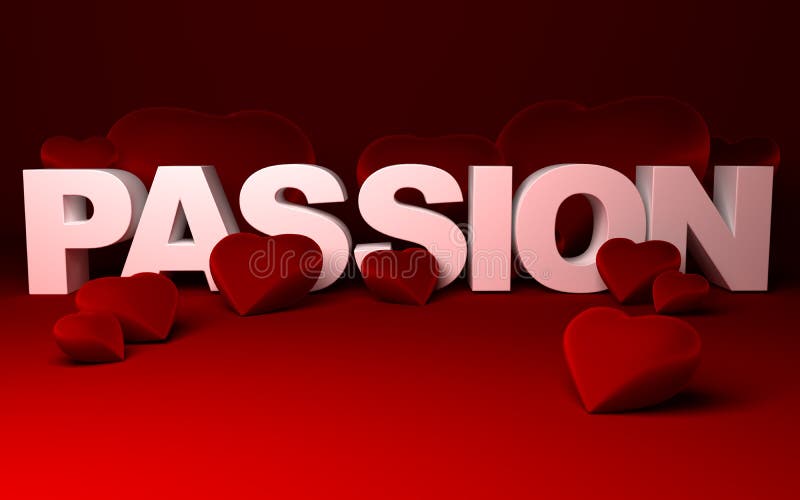 Hearts and Passion stock illustration. Illustration of passion - 4850820