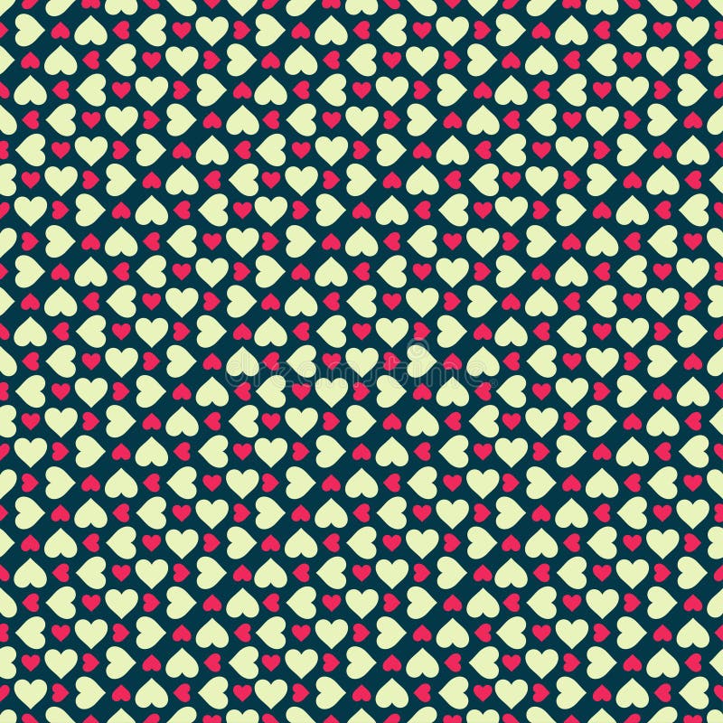 Hearts pattern stock vector. Illustration of pink, graphic - 28251563