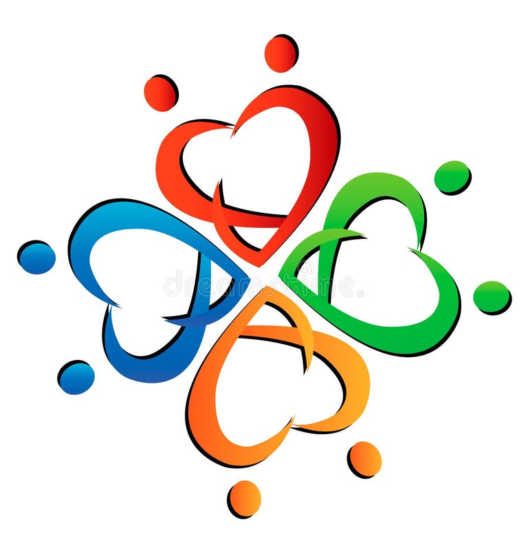 Teamwork Hearts Stock Illustrations – 1,697 Teamwork Hearts Stock ...