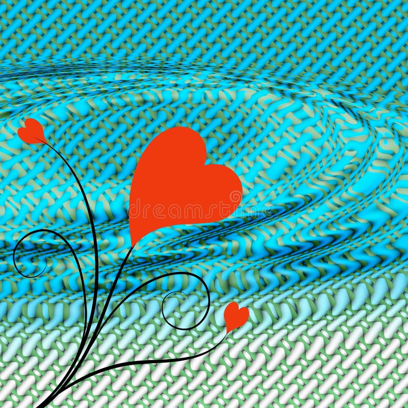 Love ripples stock illustration. Illustration of abstract - 3913365