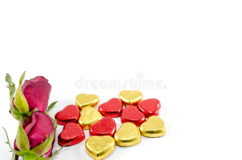 Hearts and Roses stock photo. Image of delicious, cocoa - 49770494