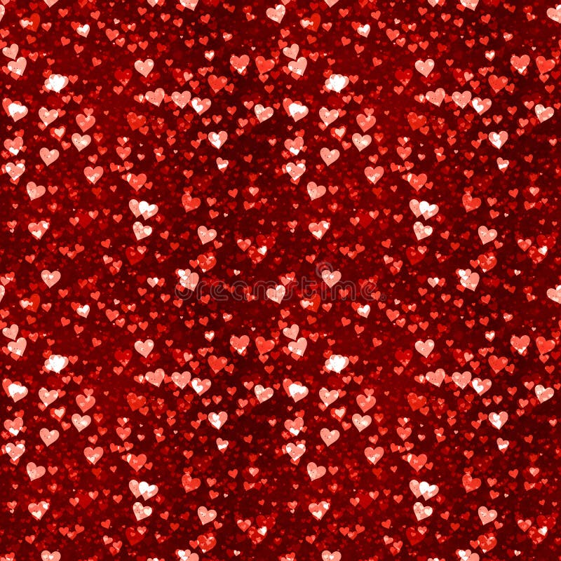 Hearts seamless pattern stock vector. Illustration of heart - 7557003