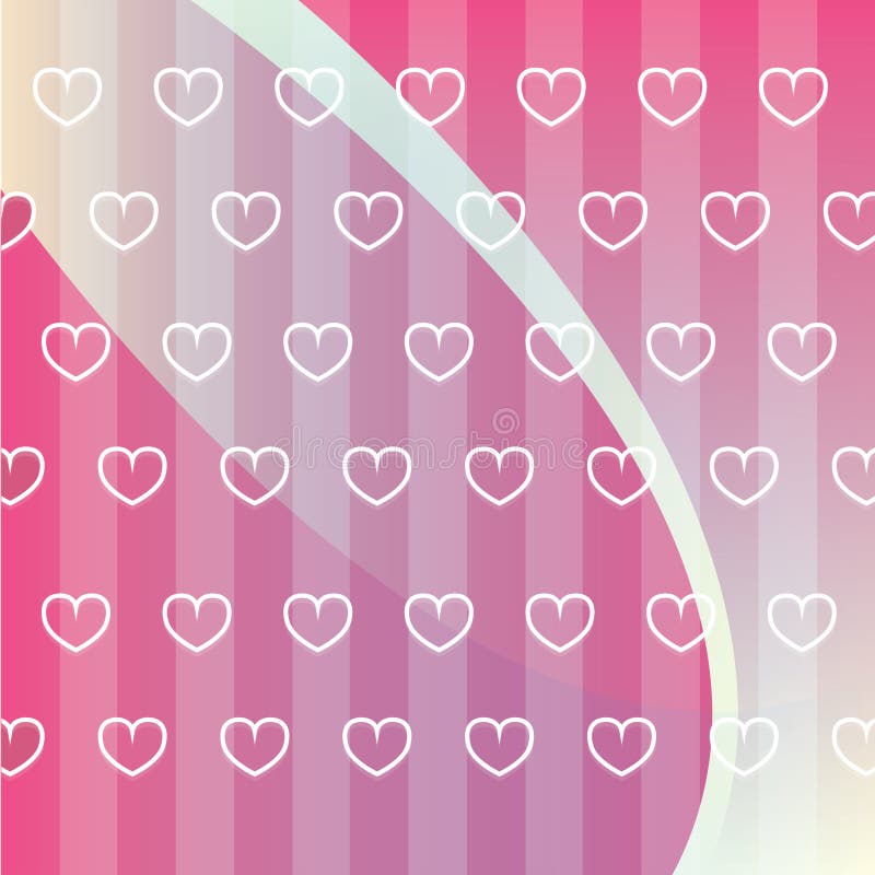 Hearts Shaped Background. Vector Illustration Decorative Background ...